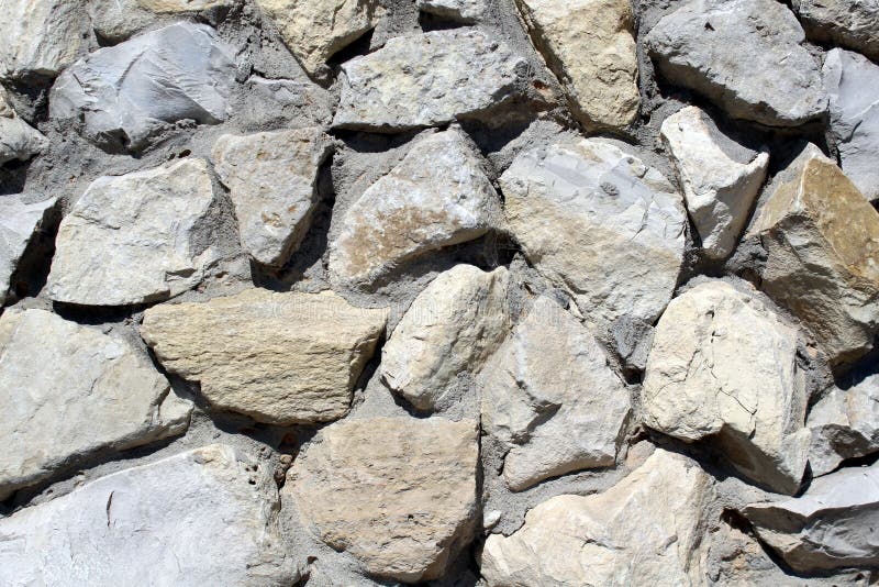 Texture Stones are Large and of Different Sizes and Shapes Stock Photo ...