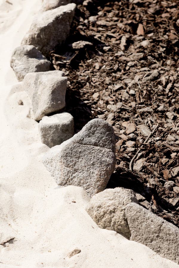 Texture of the Stones, Sand and Dry the Bark. Stock Photo - Image of ...
