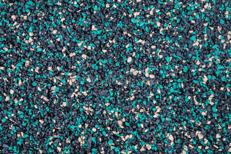 Texture of the Street Pavement of Tracks Made of Rubber Granular Crumb ...