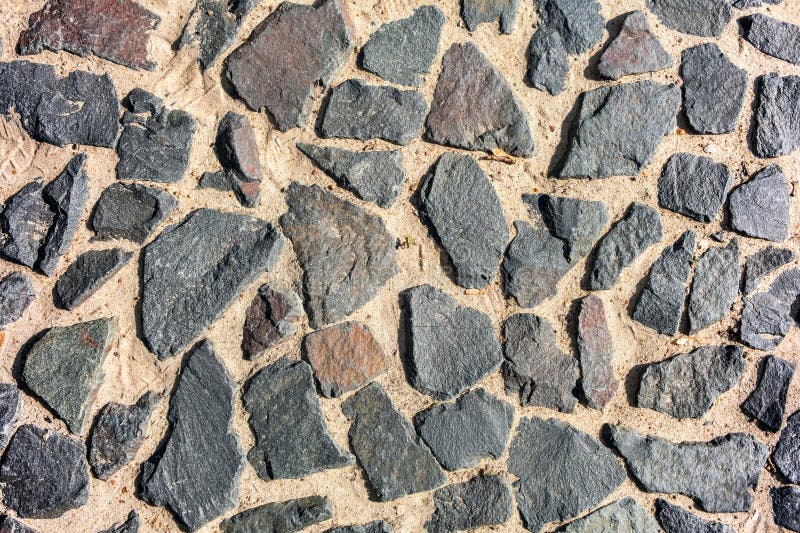 Texture of Street Stone Pavement Stock Photo - Image of decor, large ...