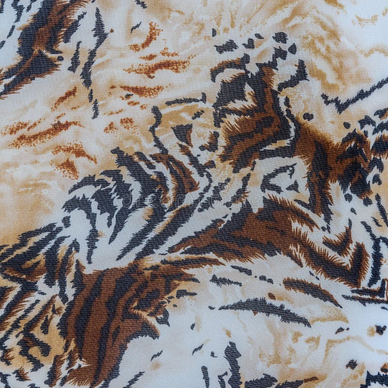 Texture of Striped Fabric on Tiger Stock Photo - Image of black ...