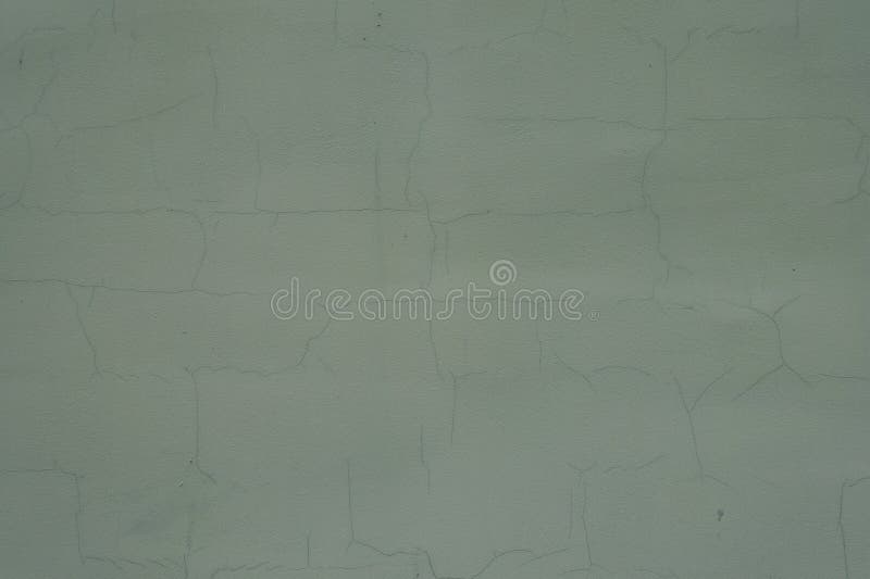 Texture of Subdued Green Painted Wall with Cracks Stock Photo - Image ...