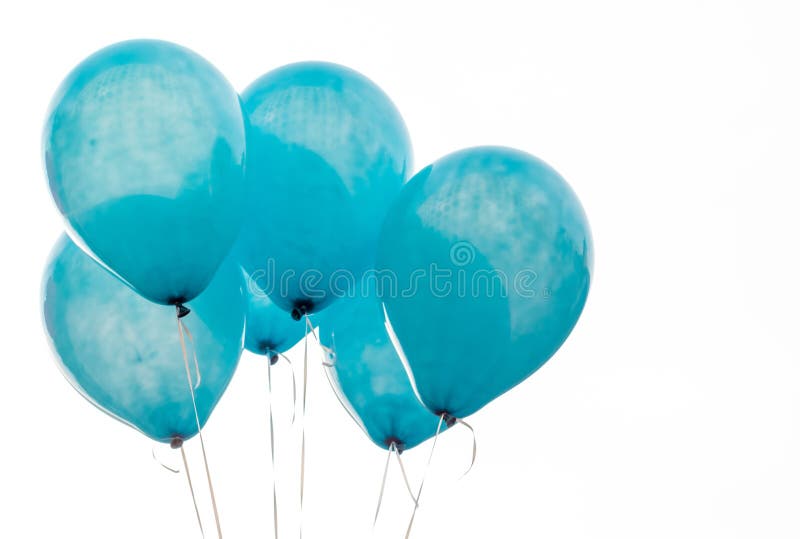 Texture on Surface of Blue Balloon Stock Image - Image of skin ...