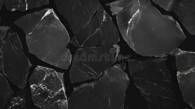Texture Surface of Matte Uneven Black Slate Stones for Background and ...