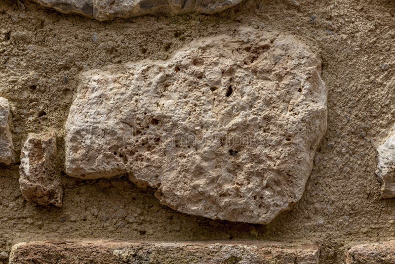 The Texture of the Surface of Natural Stone, Close-up. Building ...