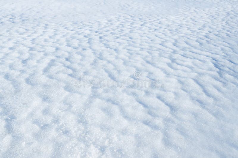 Texture of the Surface of the Snow Crust Stock Photo - Image of ...
