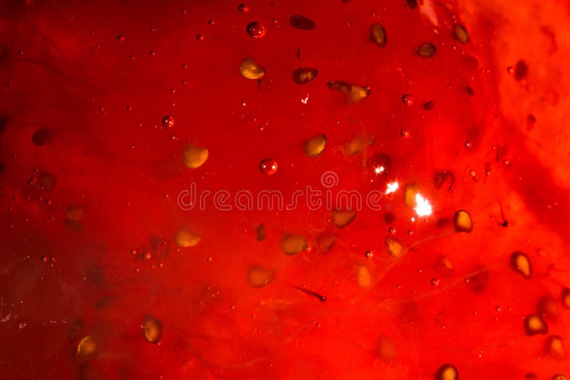 The Texture of the Surface of Strawberry Jam Macro Stock Photo - Image ...