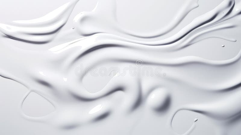The Texture of the Surface of Thick Viscous White Paint. Stock ...