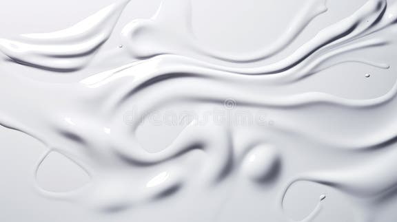The Texture of the Surface of Thick Viscous White Paint. Stock ...