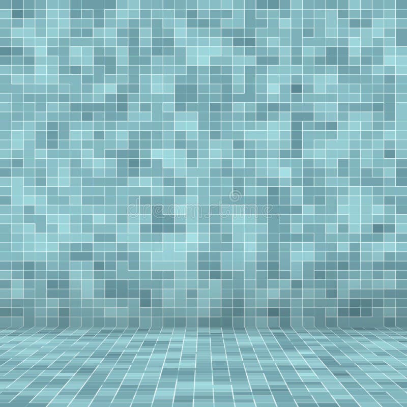 Texture Swimming Pool Mosaic Tile Background. Wallpaper, Banner ...