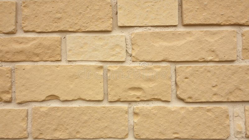 Texture of Tan Sandstone Wall with Smooth Fitted Stones and Visible ...
