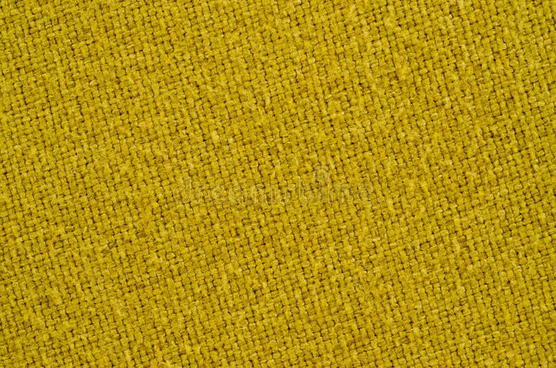 Texture of Thick, Strong Mustard Color Fabric Shot Close-up Stock Photo ...