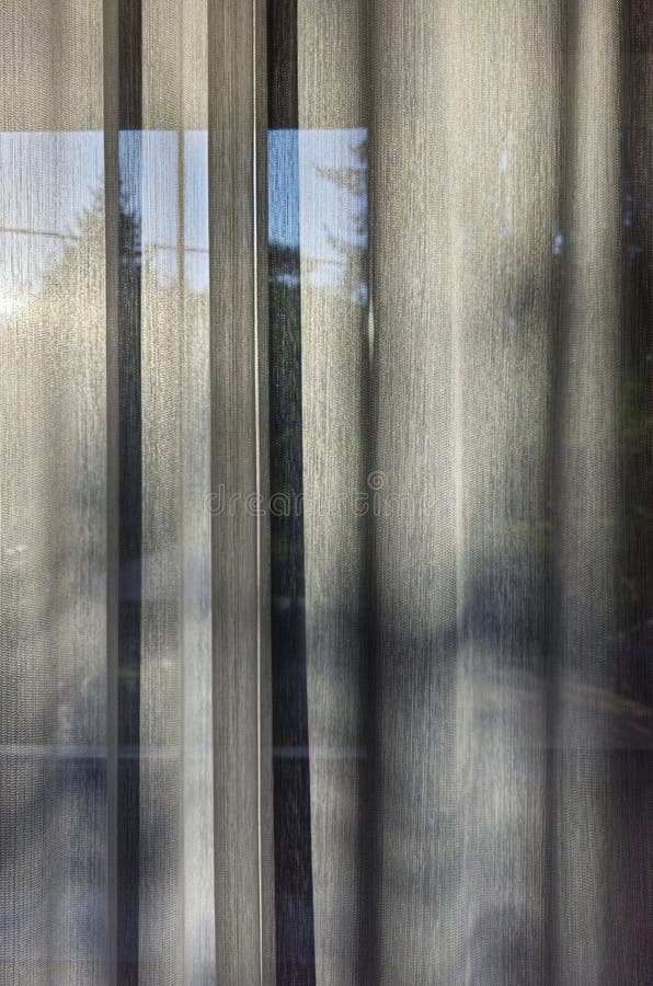 Texture of a Thin Curtain at Morning Stock Image - Image of ...