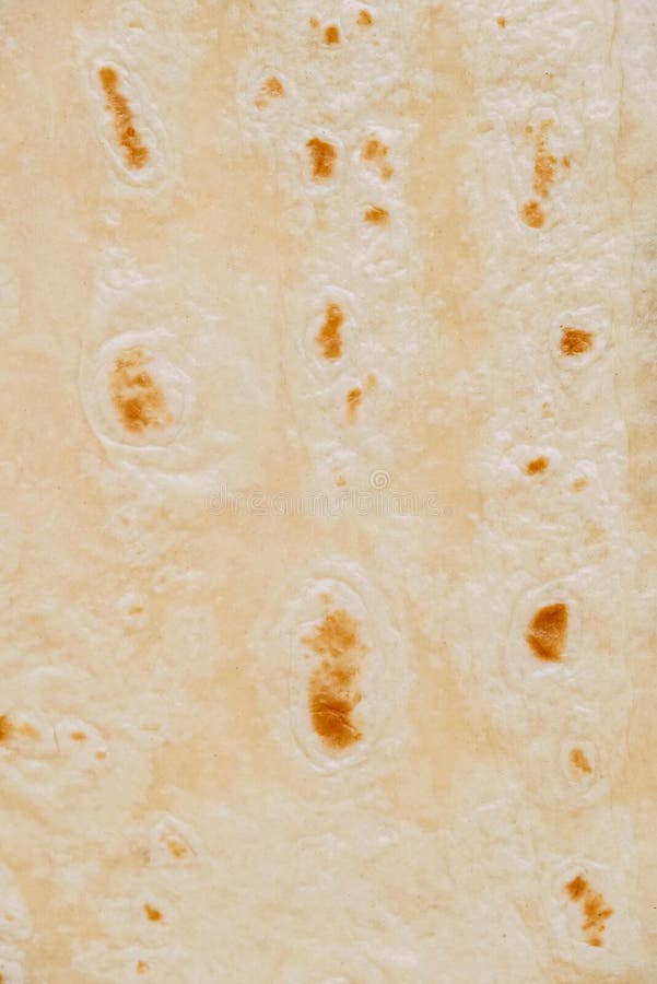 Texture of Thin Traditional Freshly Baked Homemade Oriental Bread Stock ...