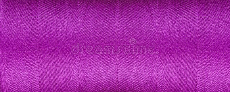 Texture of Threads for a Sewing Machine Pink Colors on a White ...