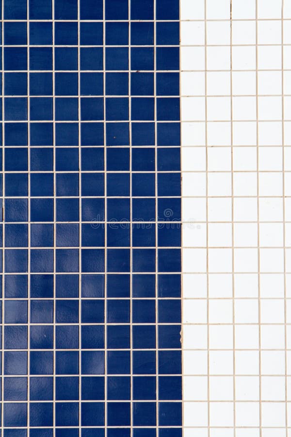 Texture Wall with Blue and White Tile Stock Photo - Image of design ...