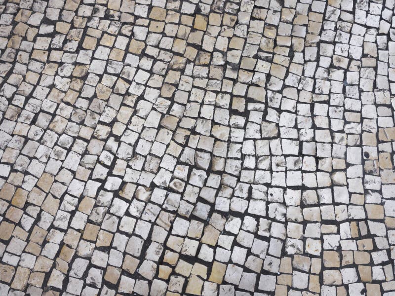 Texture Tile Street in Portuguese Style Stock Image - Image of curve ...