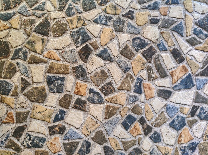 The Texture of a Tiled Floor in a Restaurant Stock Photo - Image of ...