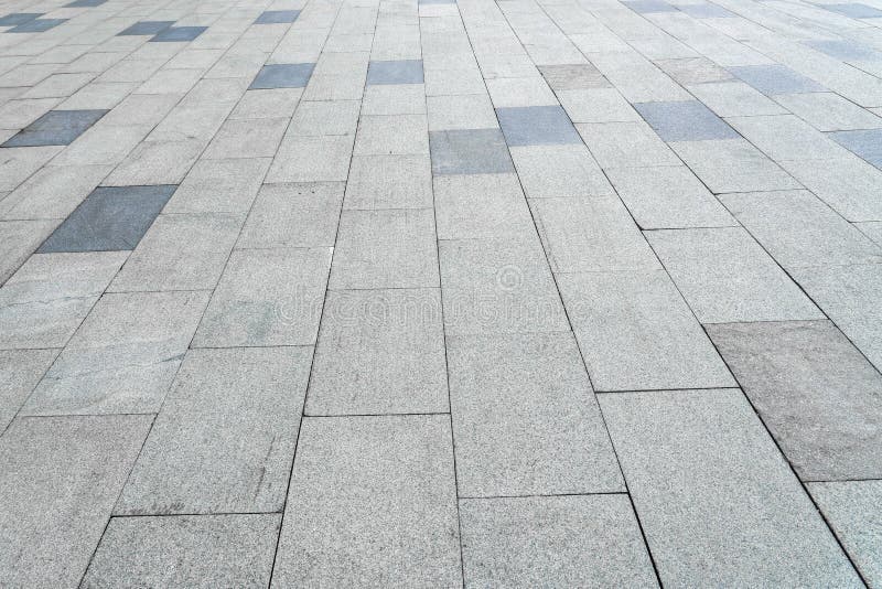 The Texture of a Tiled Pavement with Perspective. Stock Image - Image ...