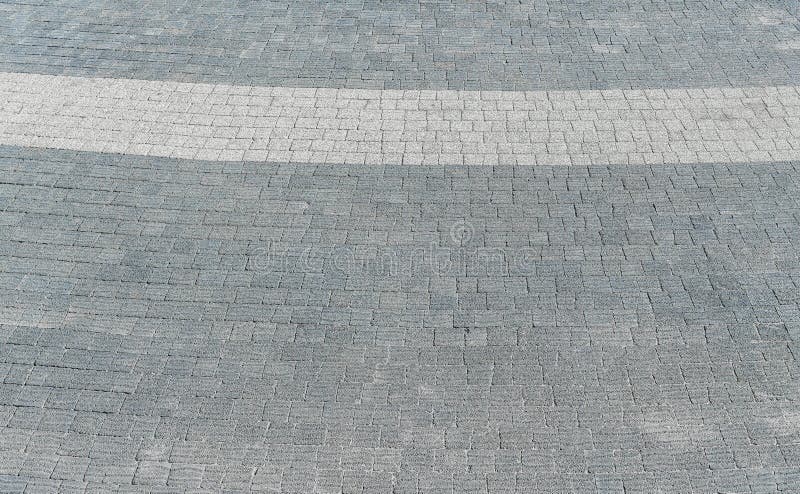 The Texture of a Tiled Pavement with Perspective. Stock Image - Image ...