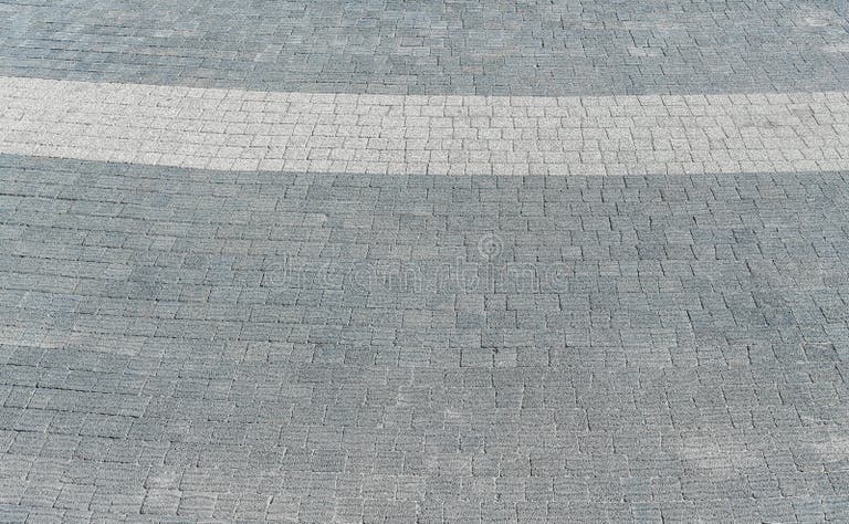 The Texture of a Tiled Pavement with Perspective. Stock Image - Image ...