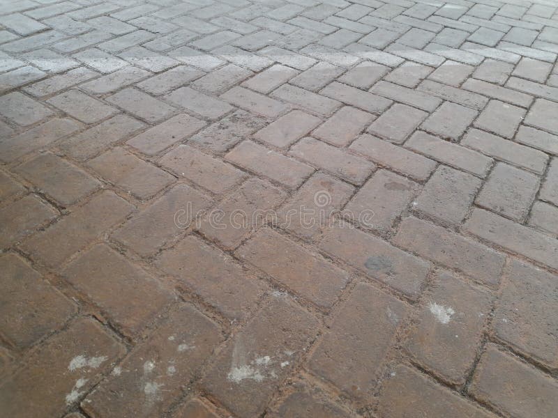 Texture of Tiles of the Yard Front House Stock Image - Image of walkway ...