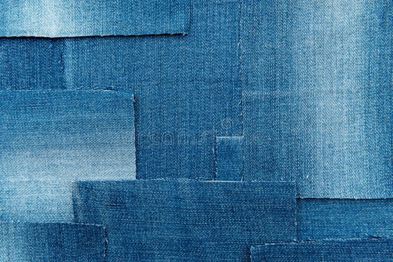 Texture from Torn Pieces of Denim. Jeans Texture Stock Photo - Image of ...