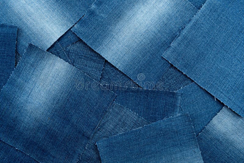Texture from Torn Pieces of Denim. Jeans Texture Stock Photo - Image of ...