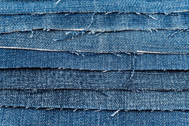 Texture from Torn Pieces of Denim. Jeans Texture Stock Photo - Image of ...