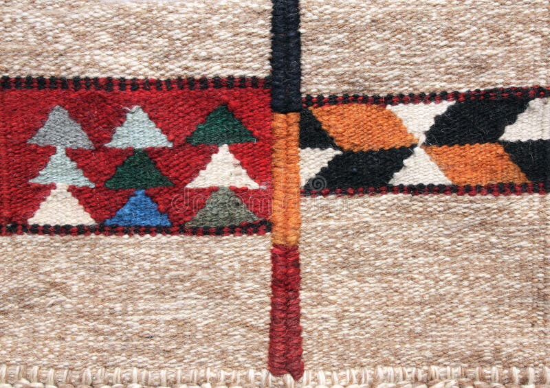 Texture of Traditional Wool Carpet, Jordan, Middle East Stock Photo ...
