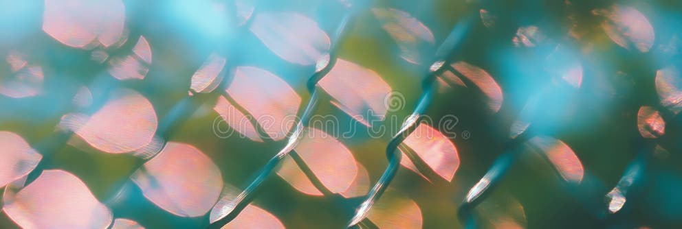 Texture of Transparent Plastic with Distorted Grid Patterns and Blurred ...