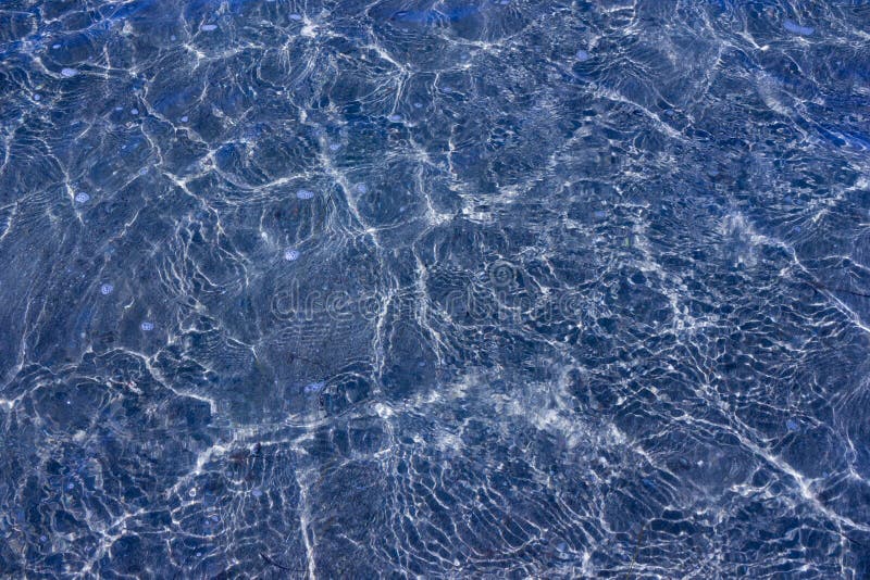 Texture of Transparent Sea Waves in Sunlight Stock Photo - Image of ...