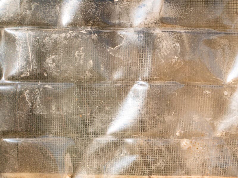 The Texture of the Transparent Surface of the Plastic Container Stock ...