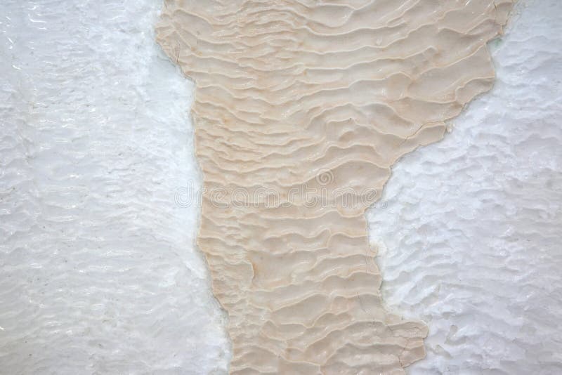 Texture of Travertine in Pamukkale, Turkey Stock Photo - Image of ...