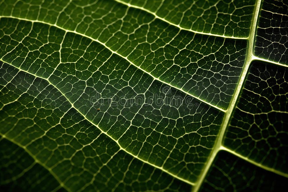 The Texture of a Tree Leaf. Macro Texture of Foliage. Background Leaf ...
