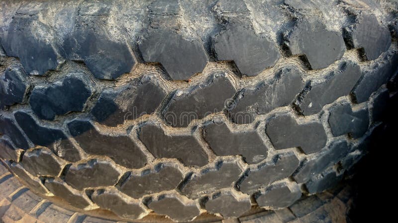The Texture of the Truck Wheels that Have Been Damaged Stock Photo ...