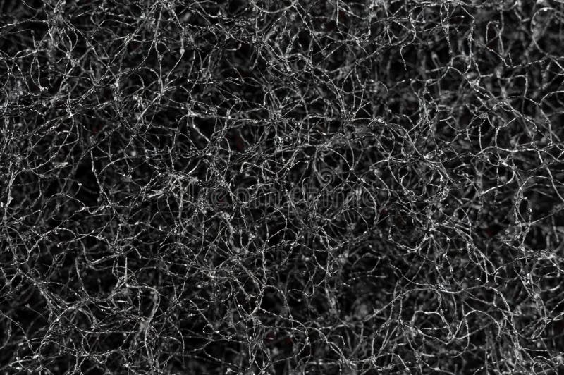 Texture Twisted Wire Black with Silver Closeup. Stock Photo - Image of ...