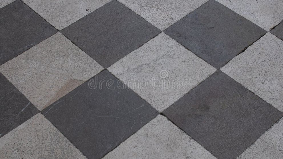 Texture of a Two-coloured Square Pavement Stock Photo - Image of ...