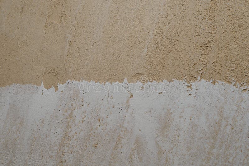 Texture Unfinished at Half Wall Filling Stock Photo - Image of ...