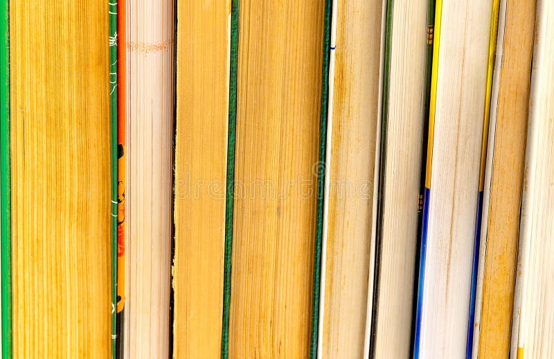 The Texture of Various Books Stock Image - Image of literature, reading ...