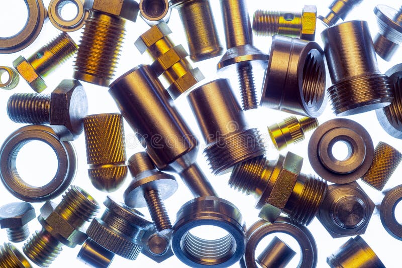 Mechanical Pieces Forming a Texture Stock Image - Image of detail ...