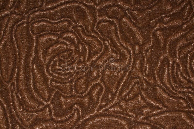 Texture of Velour Fabric with Flower Patterns. Stock Image - Image of ...