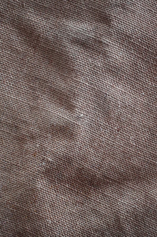 The Texture of a Very Old Brown Sack Cloth. Retro Texture with Canvas ...
