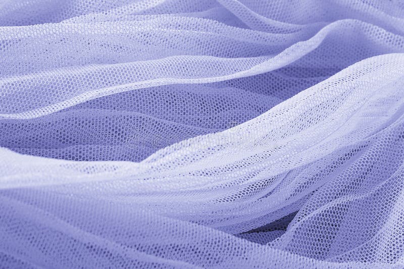 Texture of Very Peri Color Tulle Textile Background Stock Photo - Image ...