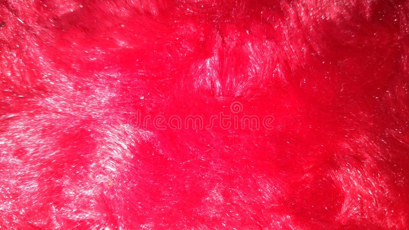 The Texture Of A Very Soft Red Fur Rug Stock Photo - Image of produce ...