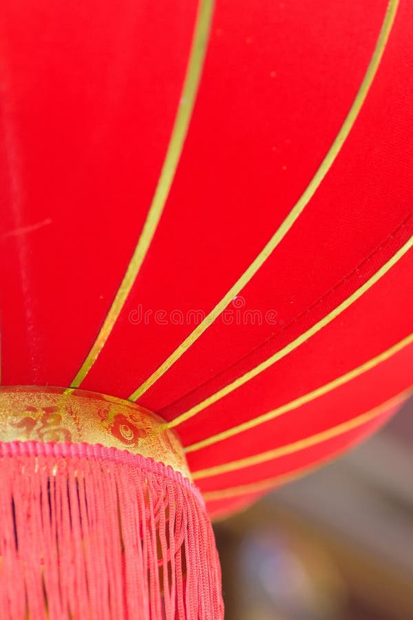 Texture of Vibrant Red Colored Chinese Lantern Stock Image - Image of ...