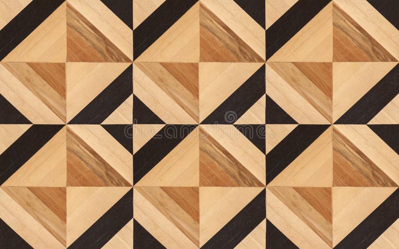 Texture of Vintage Parquet Floor with Geometric Pattern Stock Photo ...