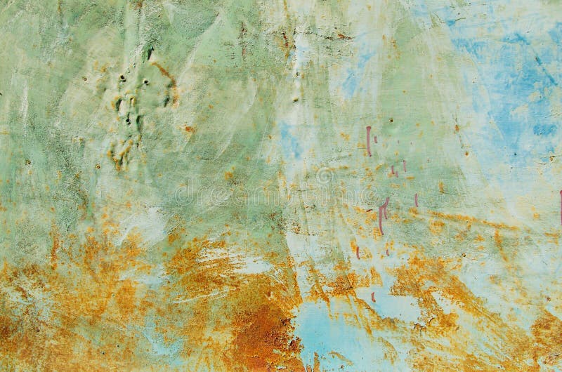 Texture of Vintage Rusty Gray Iron Wall Background Stock Image - Image ...