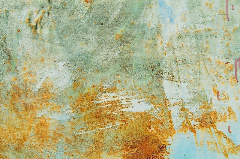 Texture of Vintage Rusty Gray Iron Wall Background Stock Image - Image ...