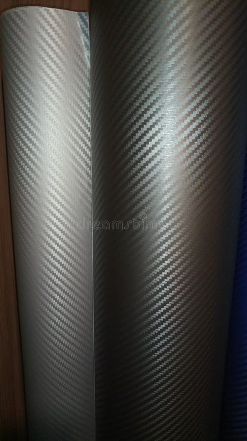 Texture of Vinyl Film Rolled into a Roll, Colored, Carbon Glossy or ...